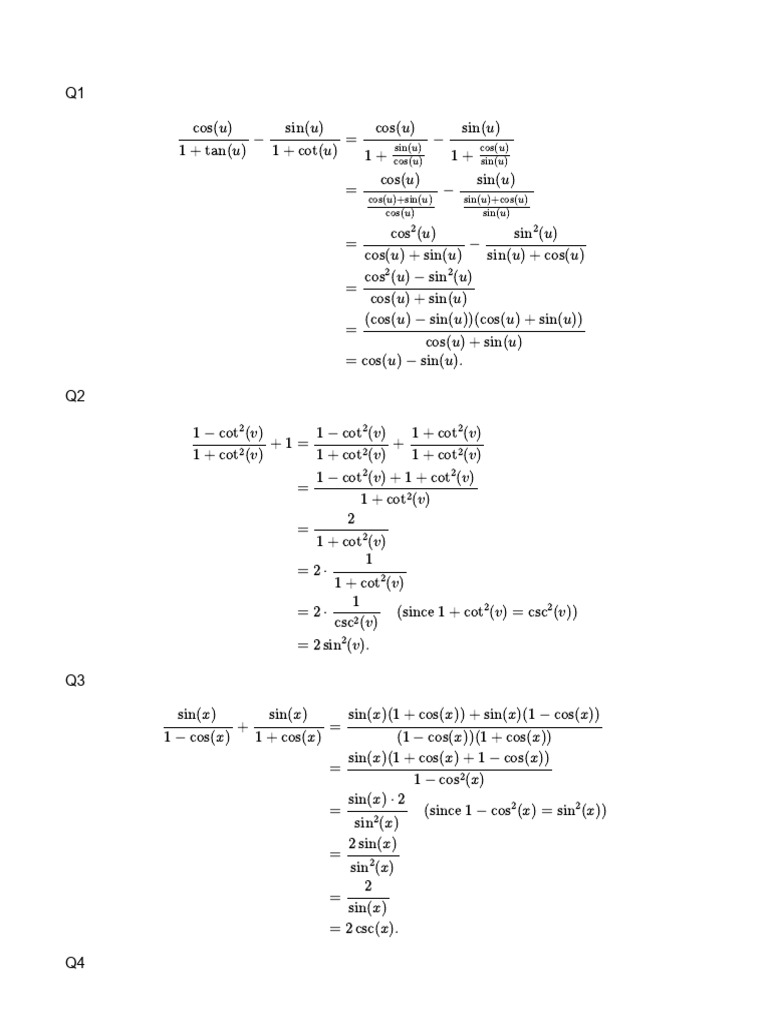 Math | PDF | Trigonometric Functions | Trigonometry