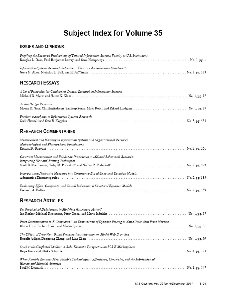 Subjectindexv 35 | PDF