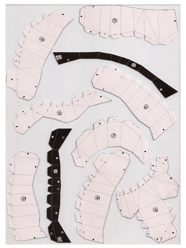 Devil May Cry - Dante Paper Model - Parts 2 | PDF