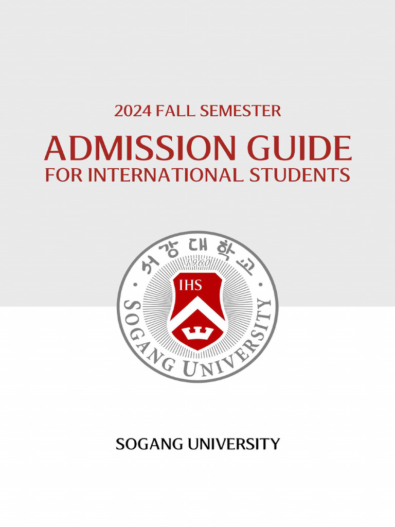 Sogang university | PDF | Academic Degree | University And College ...