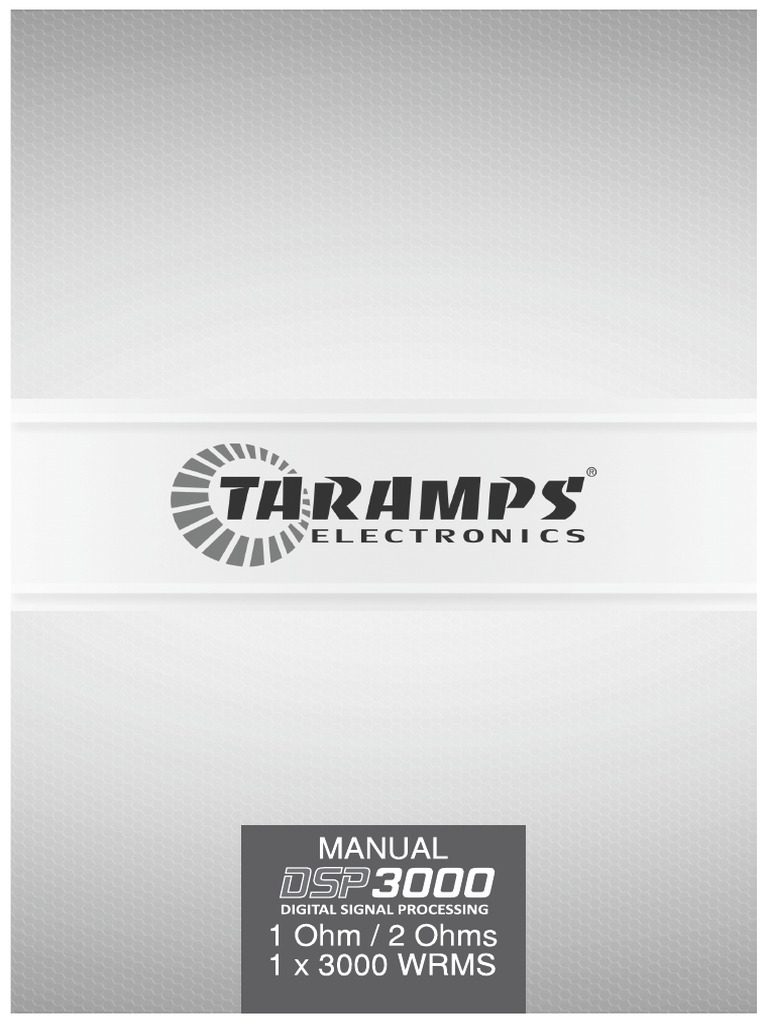 Manual DSP 3000 Rev2016-01 - Site | PDF