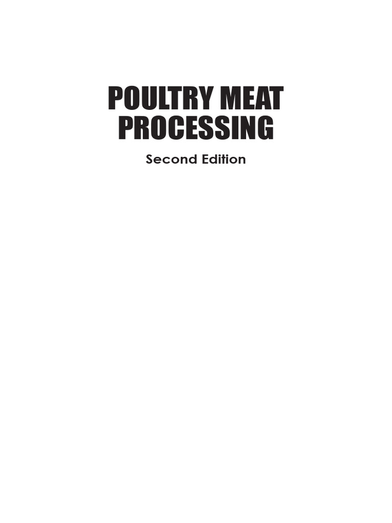Poultry Meat Processing | PDF | Meat | Broiler
