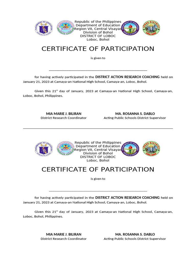 Certificate For AR Coaching | PDF | Wellness