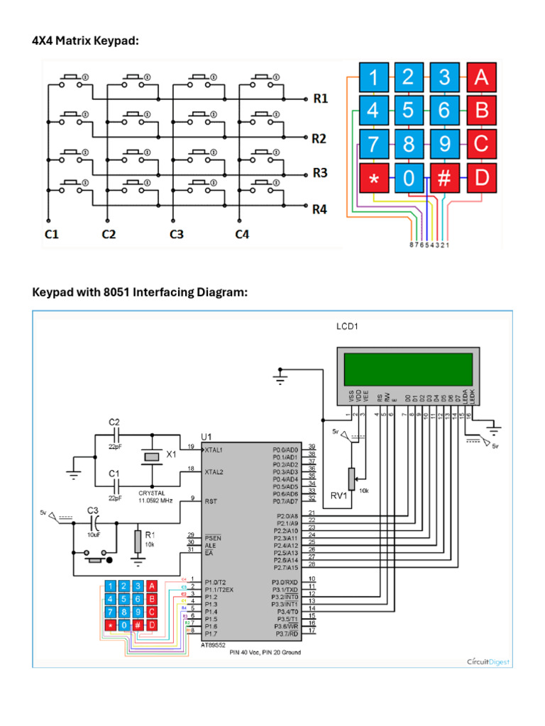 4X4 Matrix Keypad | PDF | Software Engineering | Computer Programming