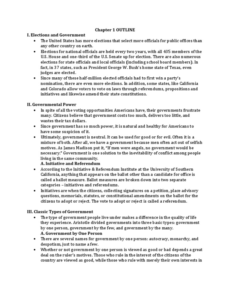 U.S. Elections and Government Overview | PDF