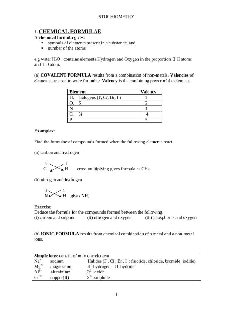 stoichiometry | PDF | Mole (Unit) | Stoichiometry