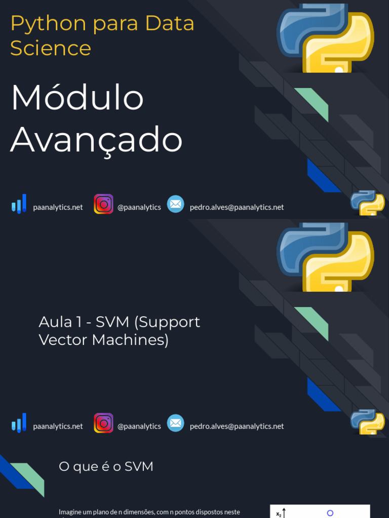 Python para Data Science e Analytics - V2.0 - Módulo Avançado | PDF ...