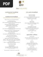 Doorknob Menu | PDF | Food And Drink | Cooking