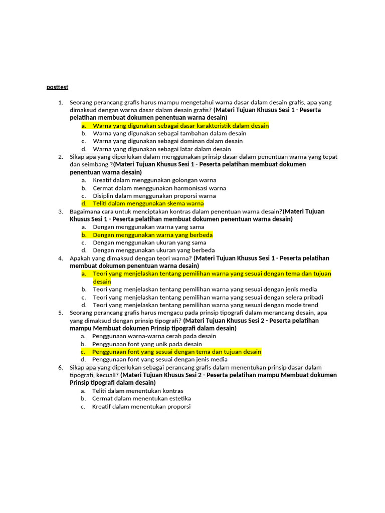 KUIS PreTest&PostTest - Membuat Desain Logo UMKM Dengan Aplikasi Canva ...