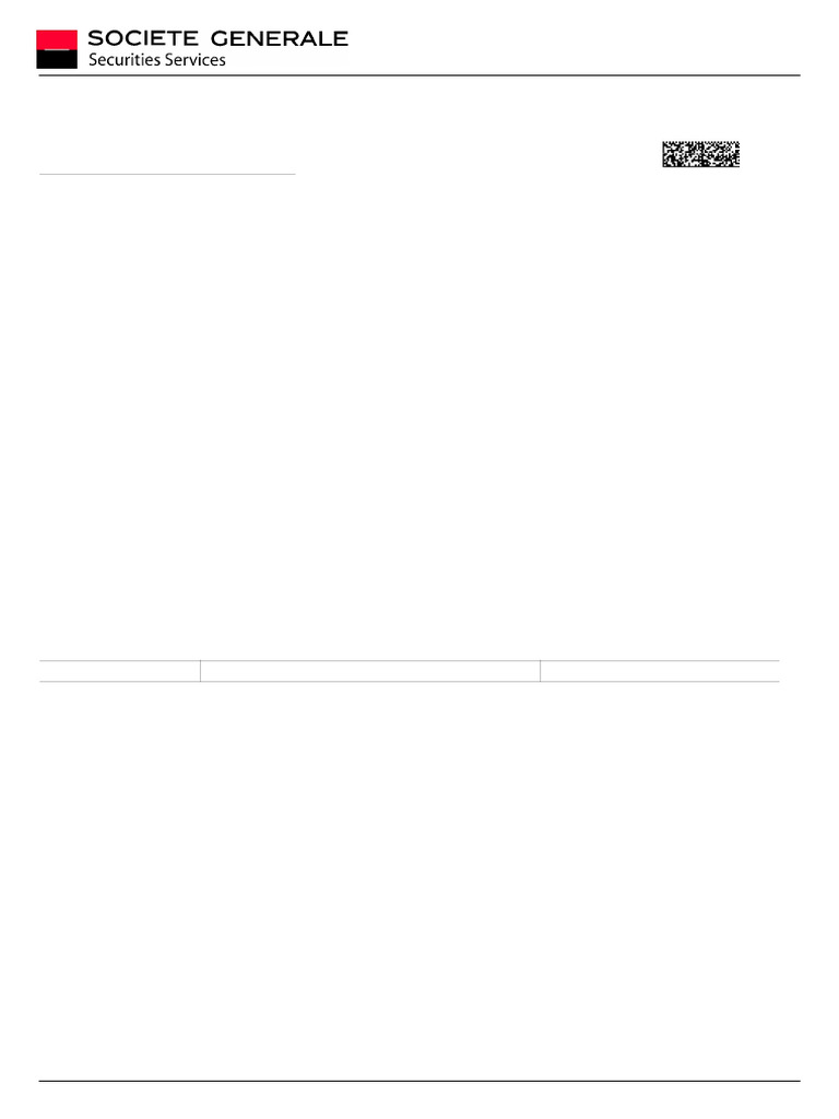 Notice of Transaction in Registered Share Account | PDF | Economies ...