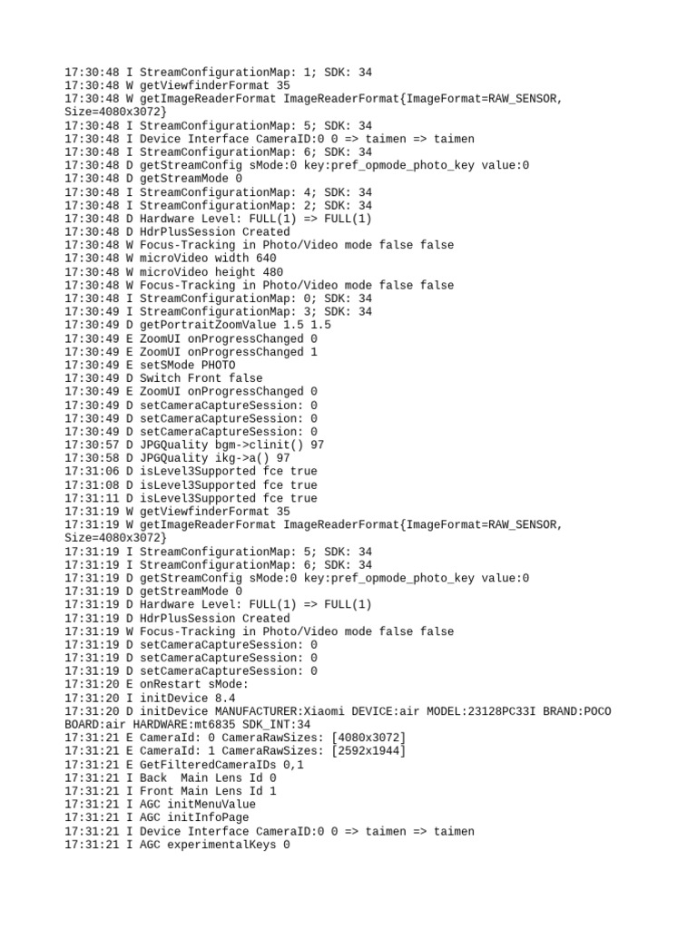 Log 20241015 | PDF | Software Development Kit | Video