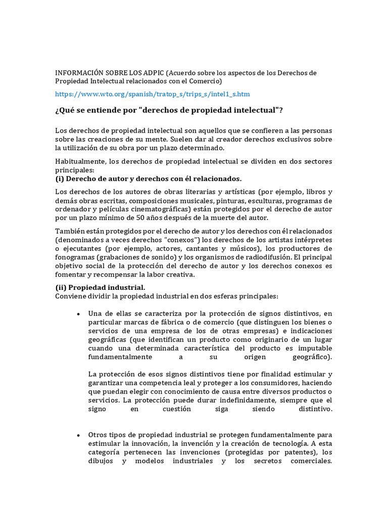 Articulo de propiedad intelectual (2) | PDF | Propiedad intelectual | Patentar