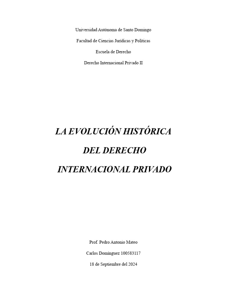 Tarea 2.1 DIP II Carlos Dominguez 100583117 | PDF | Colonialismo | Europa