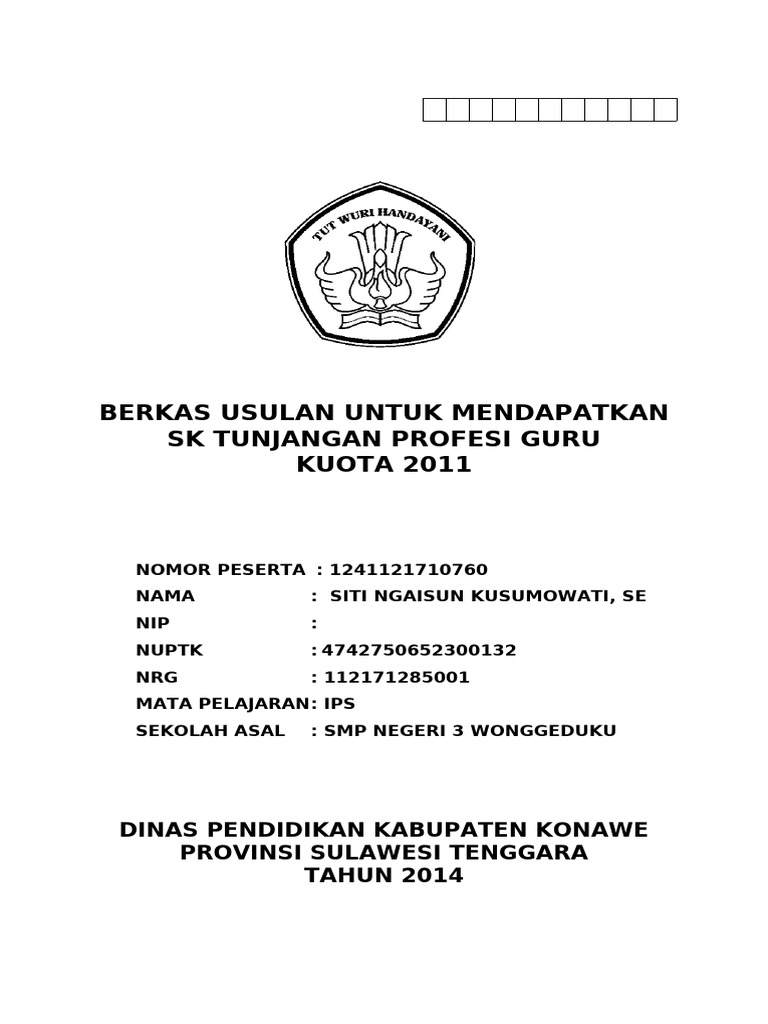 Berkas Usulan Untuk Mendapatkan | PDF | Karier & Perkembangan