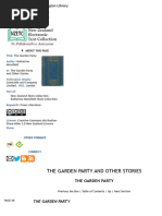 Characters in Mansfield's Garden Party | PDF