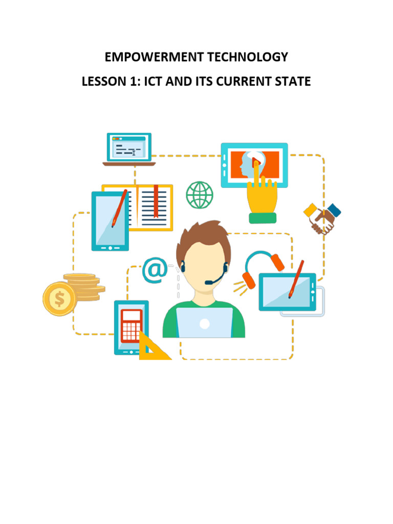 Emtech Lesson 1 Ict and Its Current State-1 | PDF | World Wide Web | Internet & Web