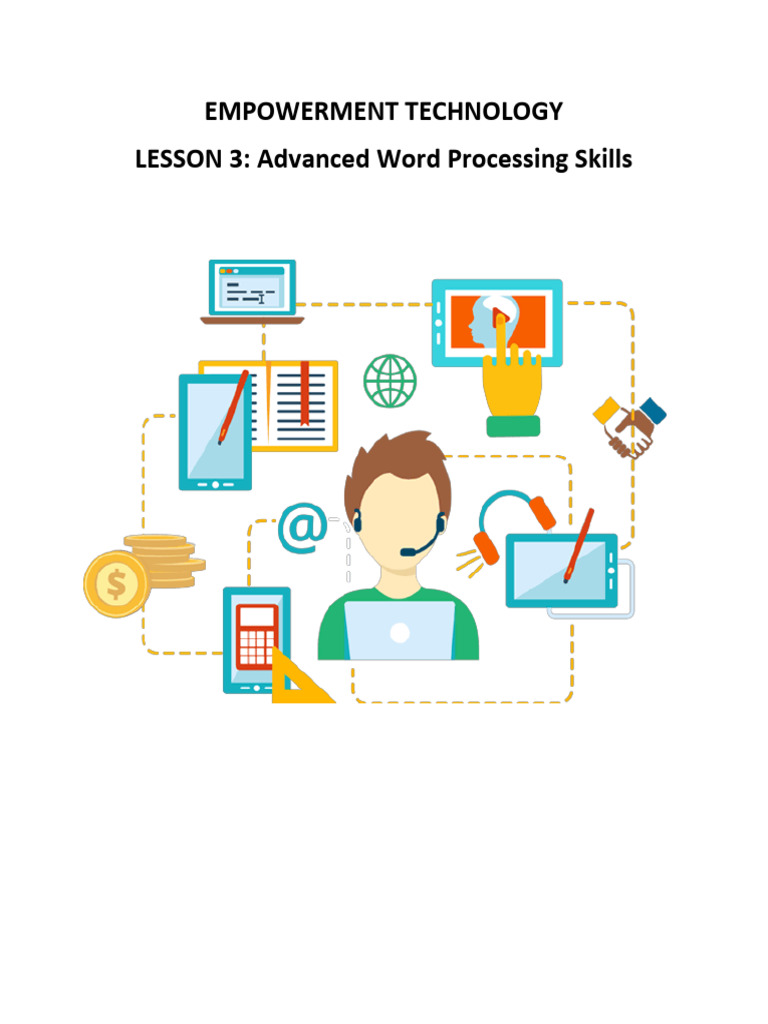 Emtech Lesson 3 Advanced Word Processing Skills-1 | PDF | Microsoft ...