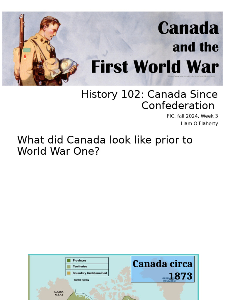 Week 3 PPT (WW1) (Fall 2024) | PDF | World War I | Military