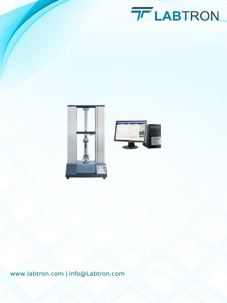 Universal-Testing-Machine-LUTM-A11 | PDF | Ingeniería mecánica