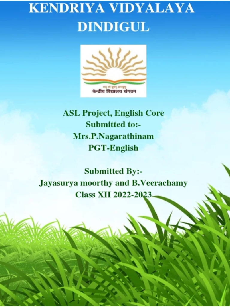 English ASL Project | PDF