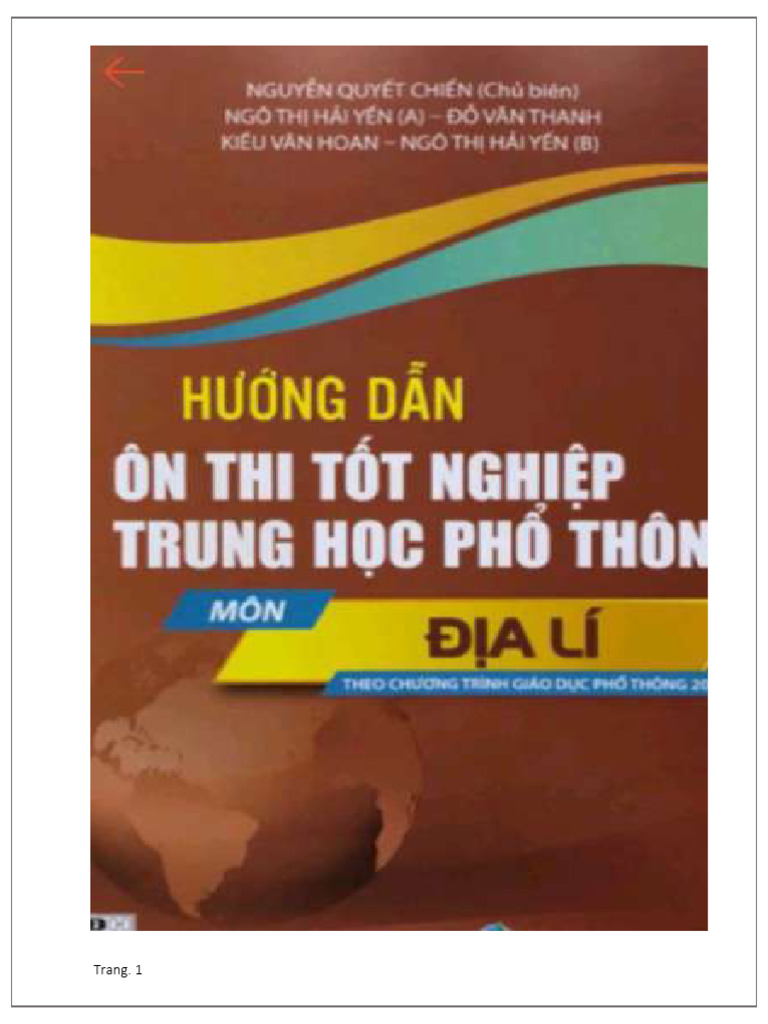 PDF Sach Huong Dan On Thi Tot Nghiep THPT Mon Dia Li Theo Chuong Trinh ...