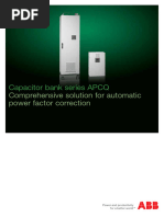 Hitachi APCQ Capacitor Bank Overview | PDF | Capacitor | High Voltage