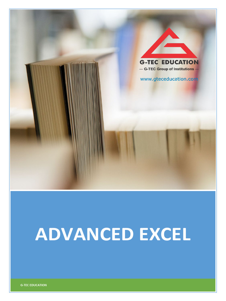 Syllabus - Advanced Excel - Ver 7.0 | PDF | Microsoft Excel | Software Syllabus - Advanced Excel - Ver 7.0 | PDF | Microsoft Excel | Software