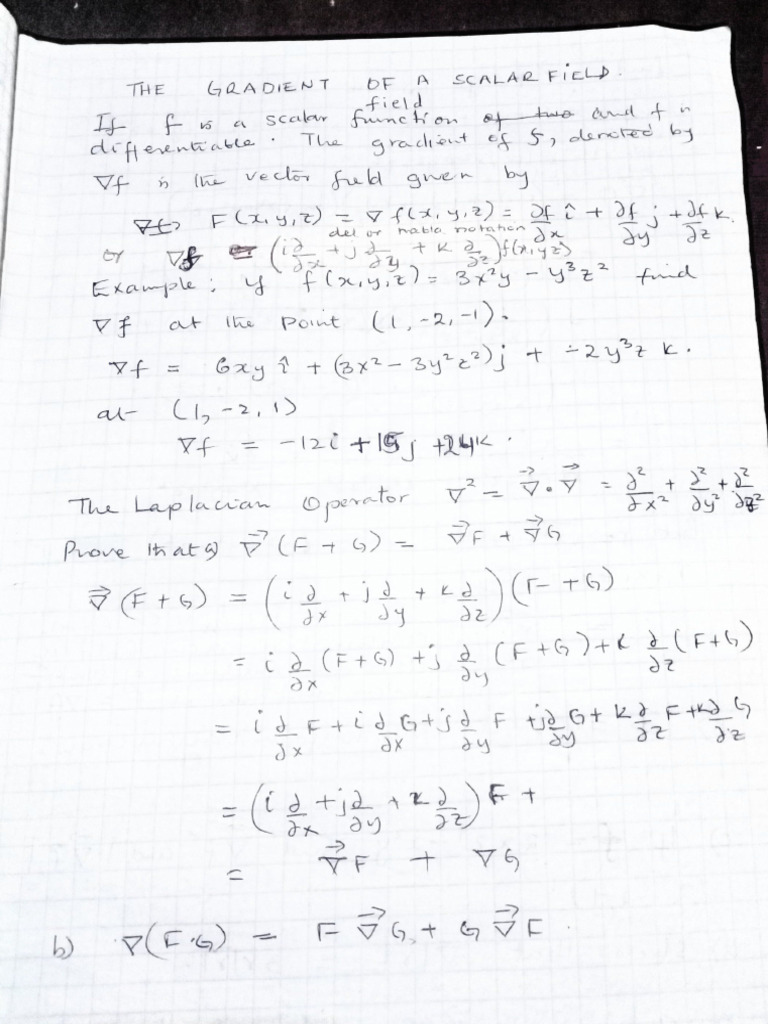 Gradient, Curl and Divergence | PDF