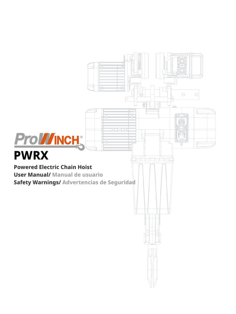 PWRX Electric Hoist User Manual | PDF | Crane (Machine) | Manufactured ...