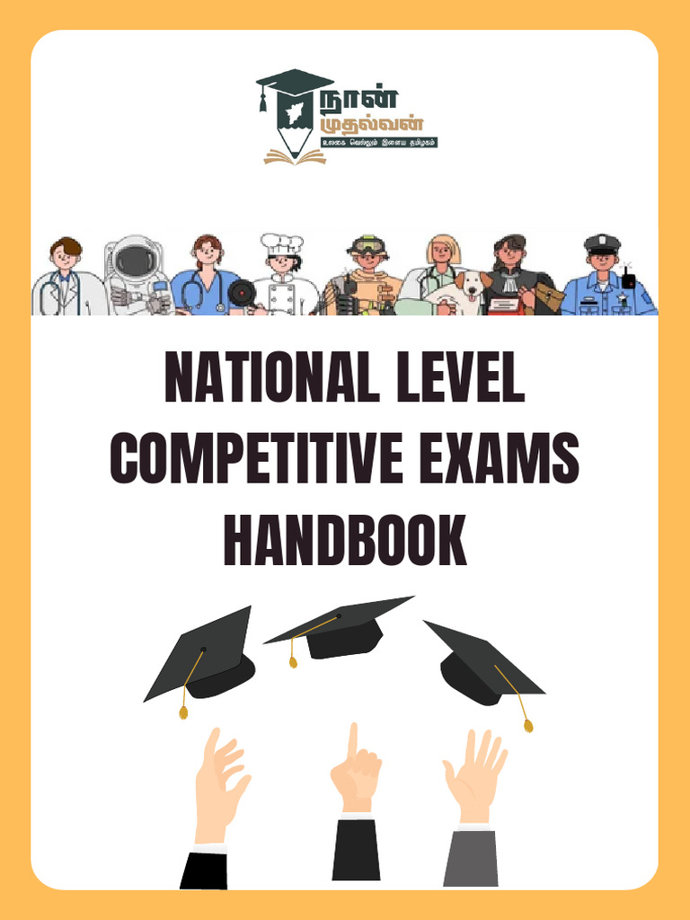 National Competitive Exams Handbook | PDF | University And College ...
