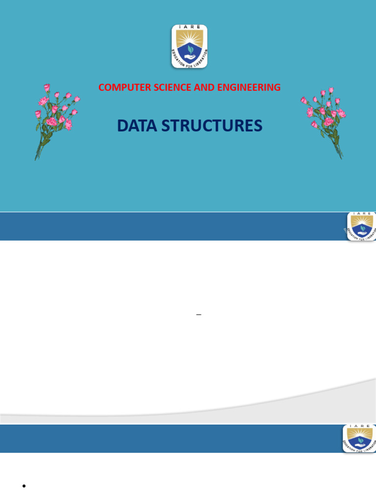 DSSlidesM1 | PDF | Algorithms And Data Structures | Computer Programming