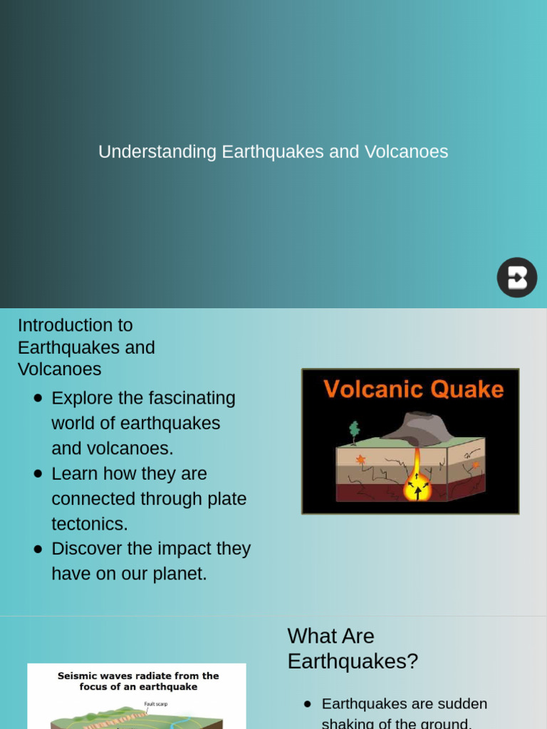 Volcanoes and Earthquakes | PDF | Volcano | Earthquakes