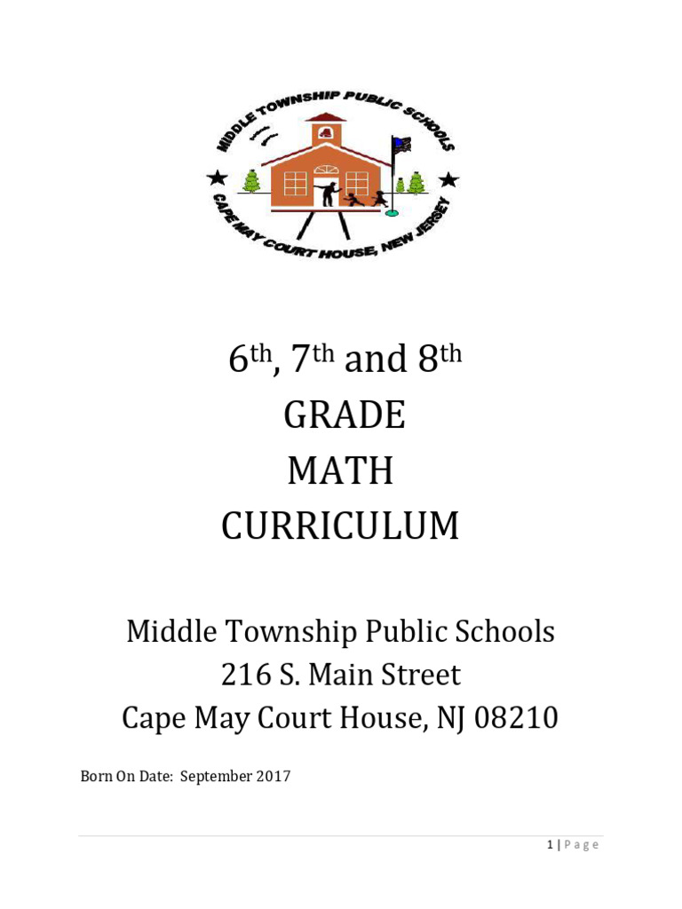 6th Grade Math Curriculum Overview | PDF | Ratio | Mathematics