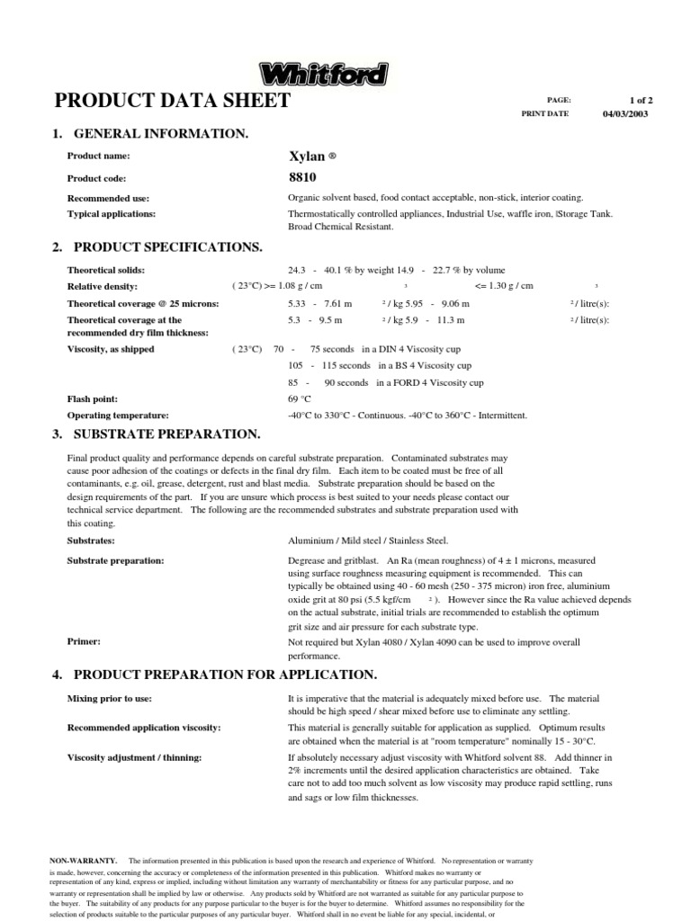 8810 | PDF | Viscosity | Coating