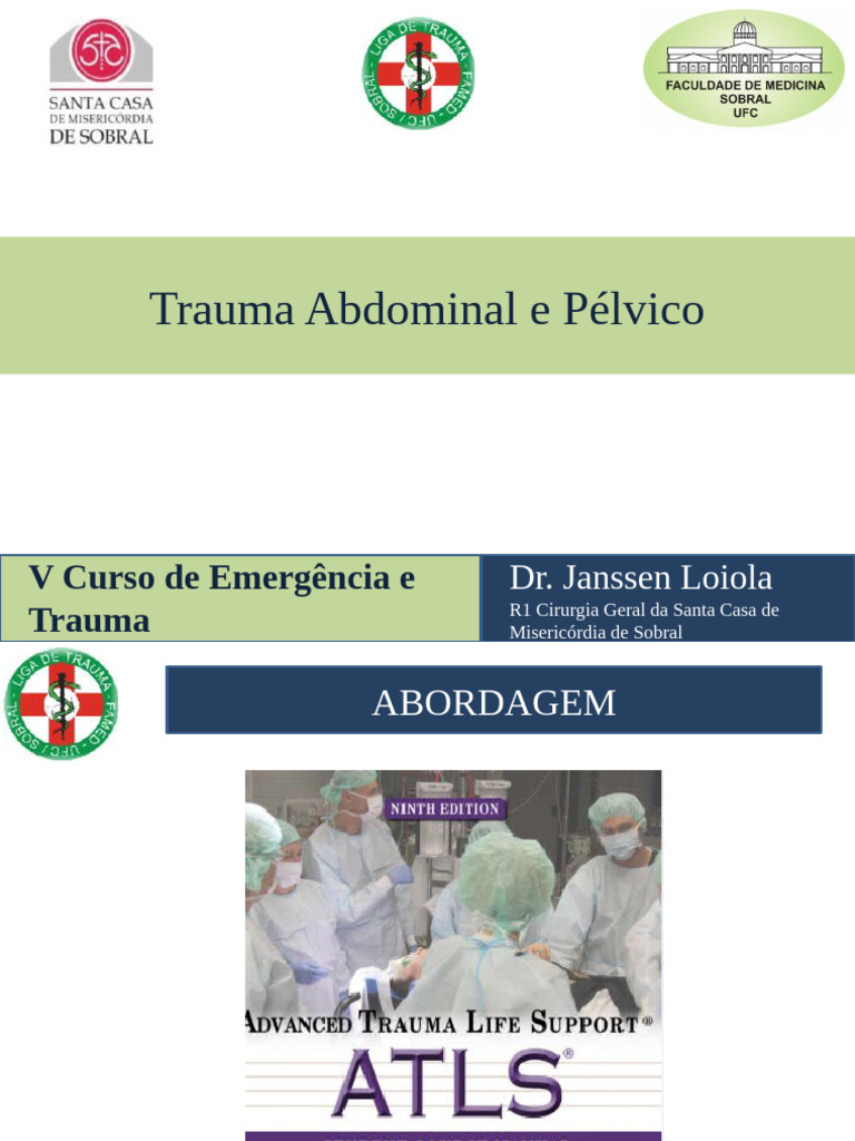 Trauma Abdominal e Pélvico | PDF | Choque (circulatório) | Medicina Clínica