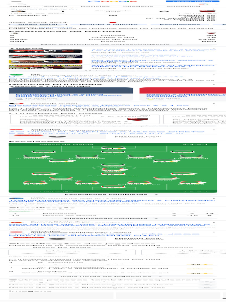 Vasco Da Gama X Flamengo - Pesquisa Google | PDF | Futebol | Clubes de ...