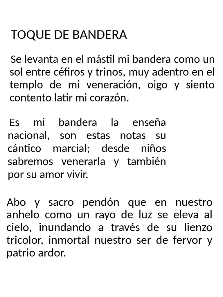 Toque de Bandera | PDF