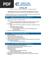 Boxer Fracture Protocol | PDF | Injury | Musculoskeletal System