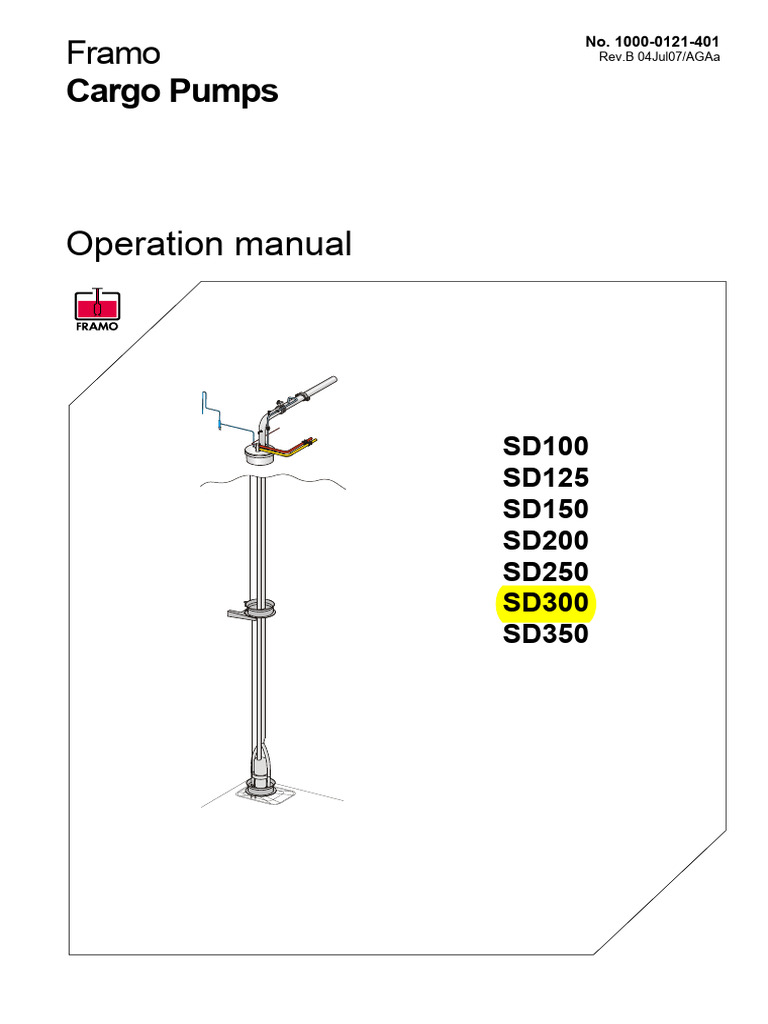 Framo Operation Manual COPs | PDF | Pump | Valve