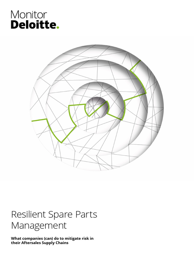 Resilient Spare Parts Management | PDF | Supply Chain | Risk
