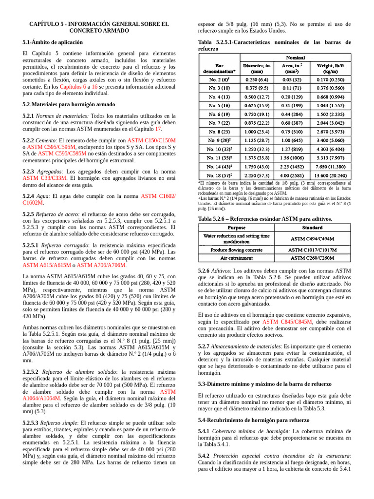 Capítulo 5 | PDF | Hormigón | Viga (Estructura)