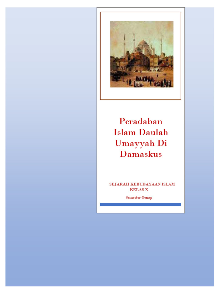 Peradaban Daulah Umayyah di Damaskus | PDF