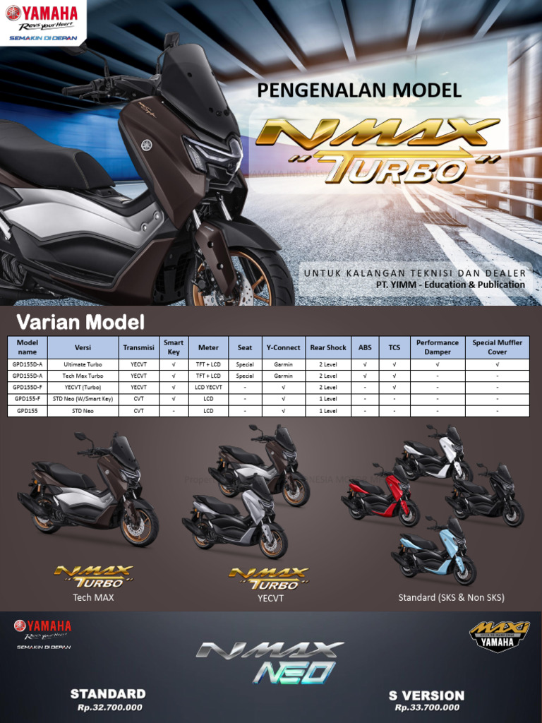 Pengenalan Model Nmax YECVT Share | PDF