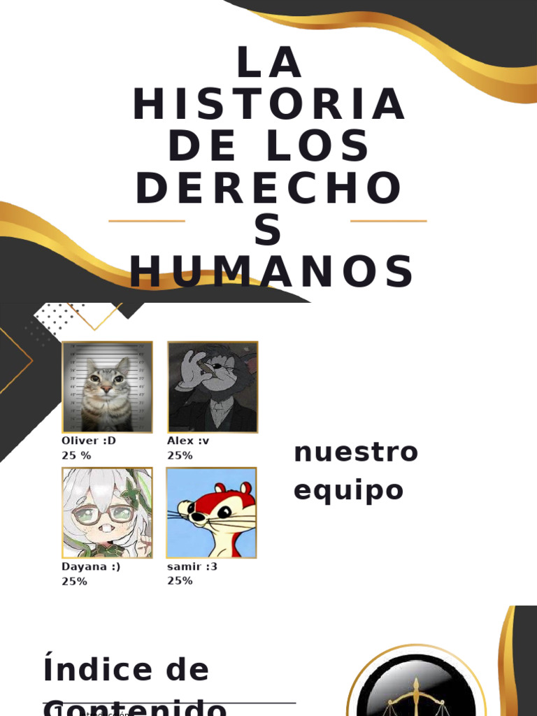 LA Historia de Los Derecho S Humanos: Grupo 1 | PDF | Derechos humanos | Naciones Unidas