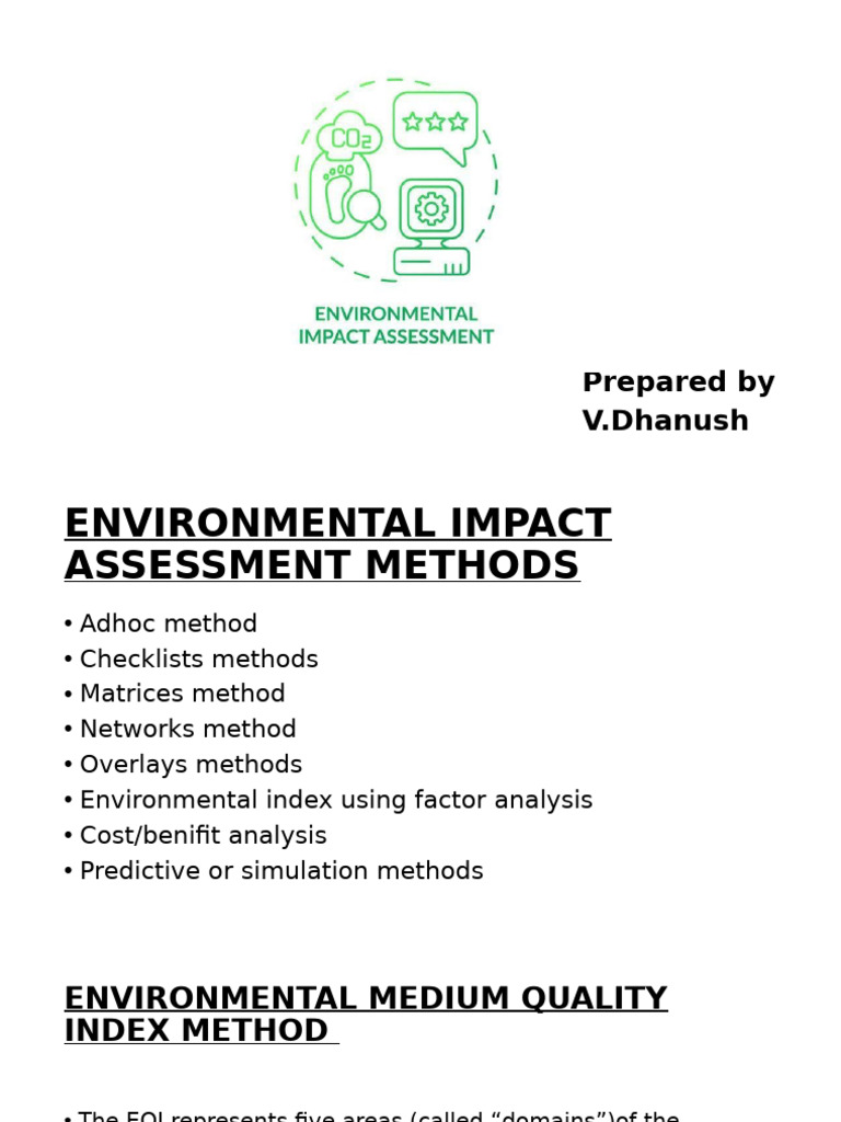 EIA | PDF | Environmental Impact Assessment | Water Quality