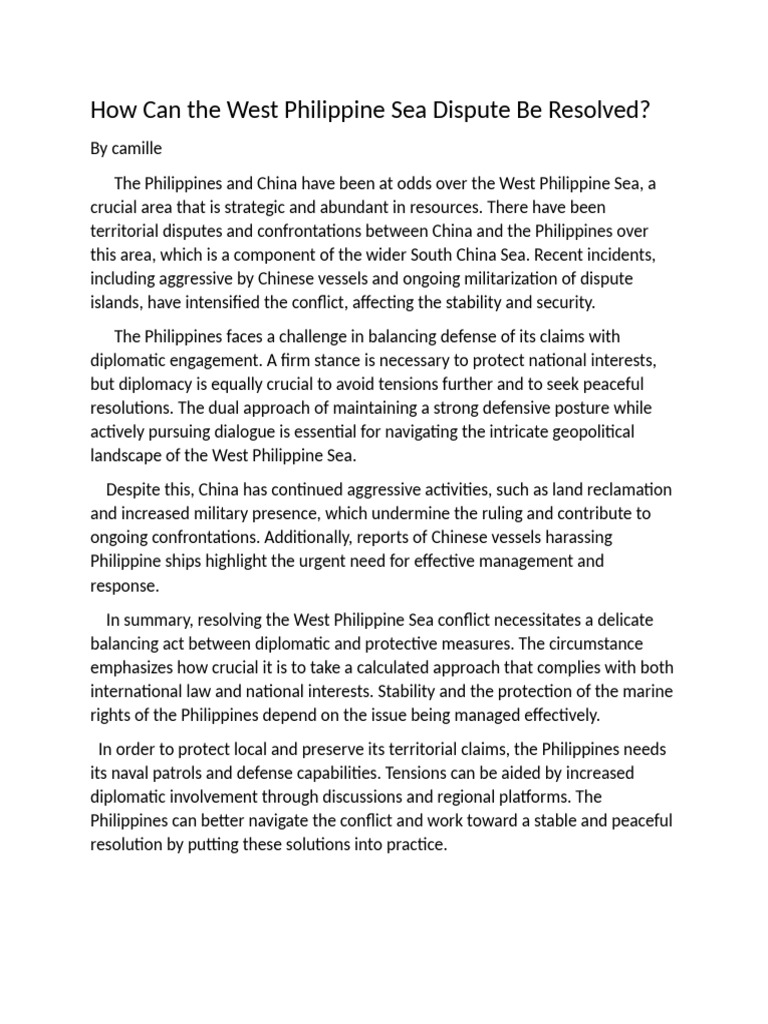 West PH Sea Column | PDF
