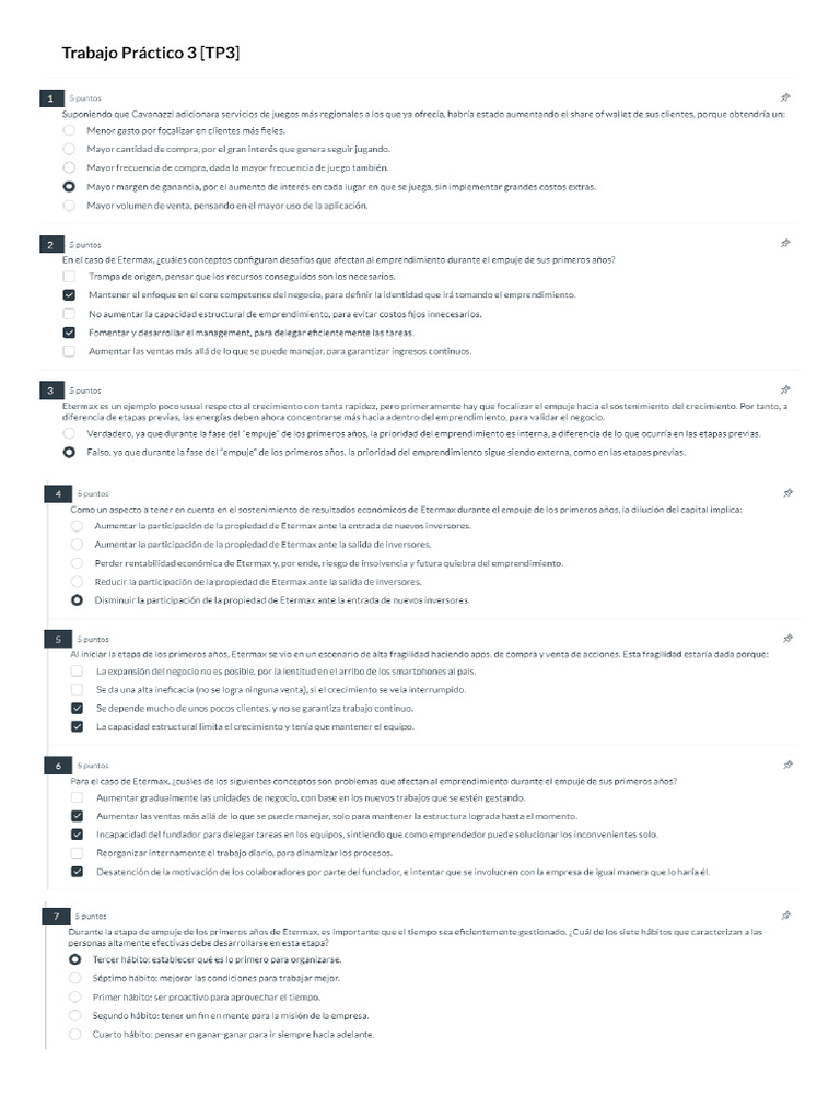 TP3 Desarrollo Emp 100% | PDF