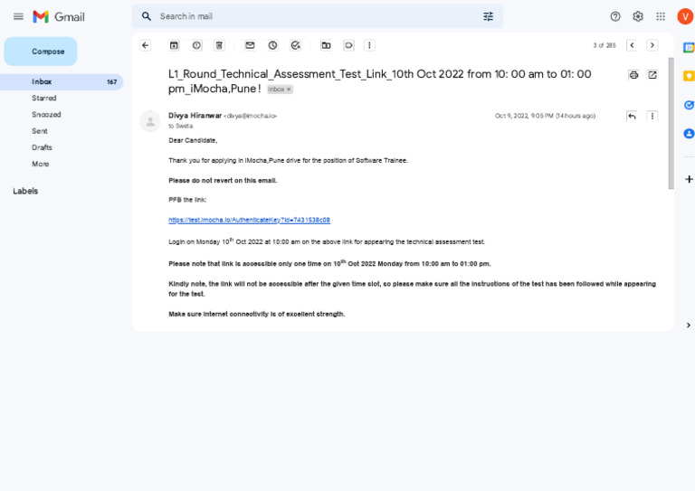 Imocha Test | PDF | Career & Growth