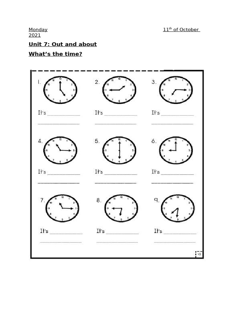 Worksheet 11 Oct | PDF