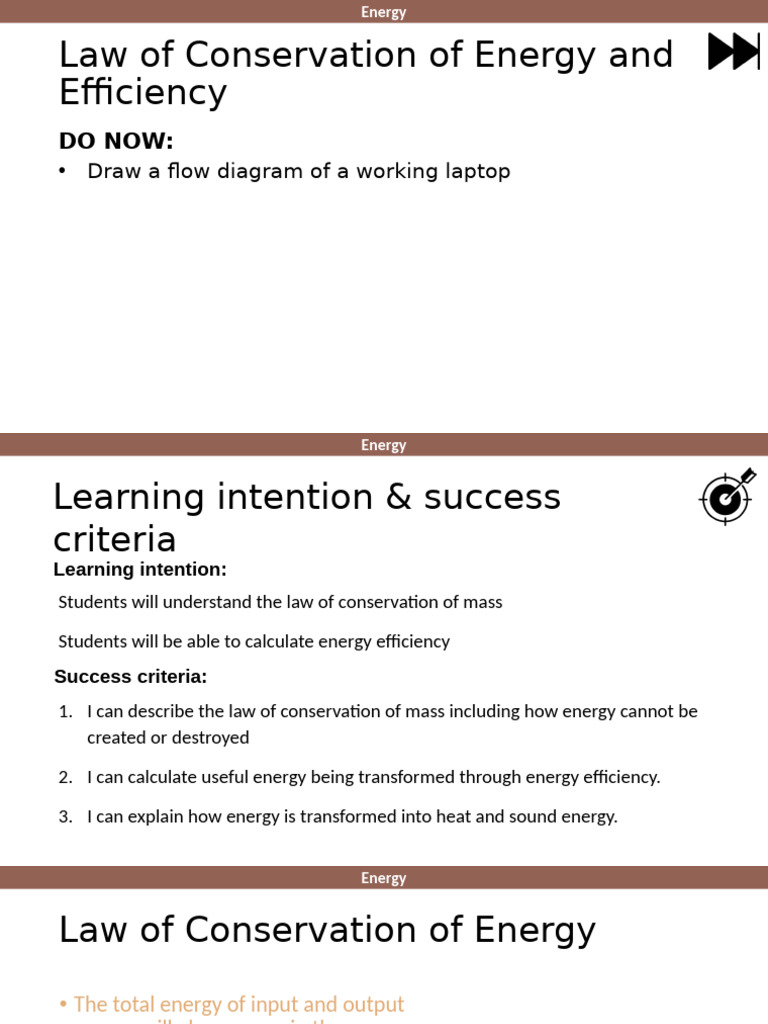4. Law of Energy Conservation | PDF | Metrology | Physics
